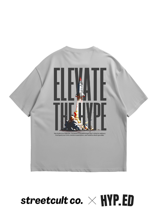 "Elevate The Hype" Oversized Tee – hyp.ed